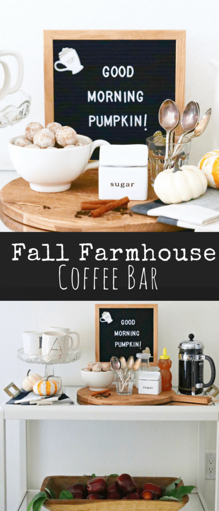 Fall Farmhouse Coffee Bar - Modern Glam - Entertaining