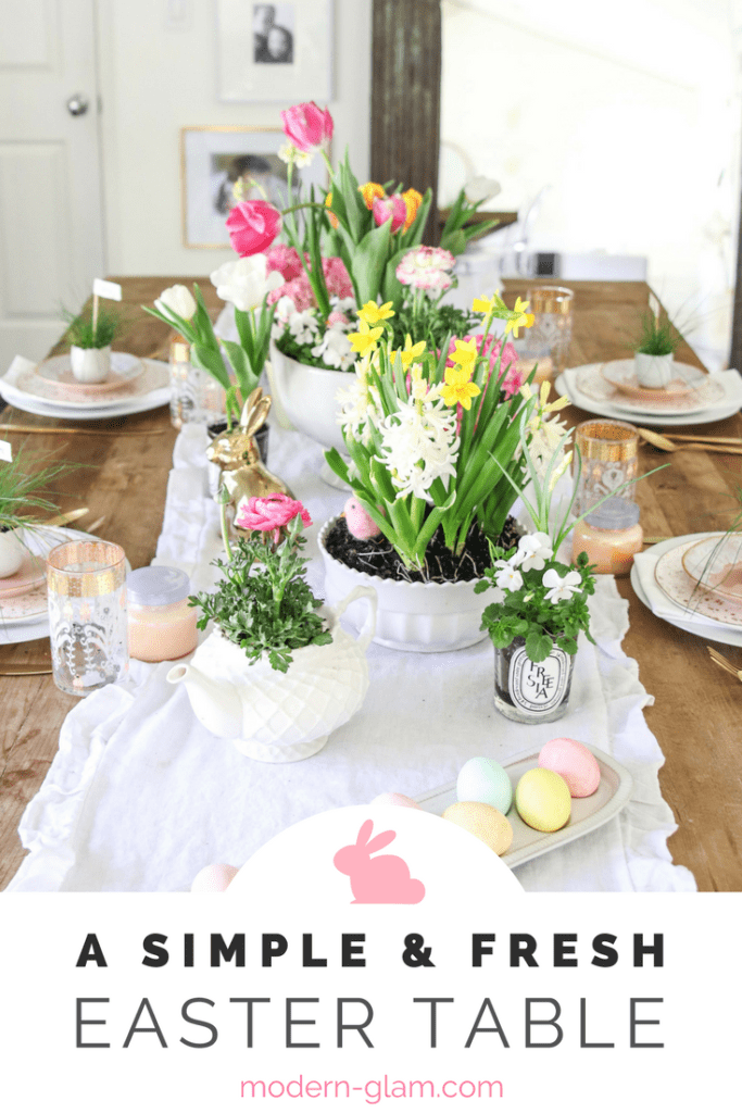 A Simple and Fresh Easter Table