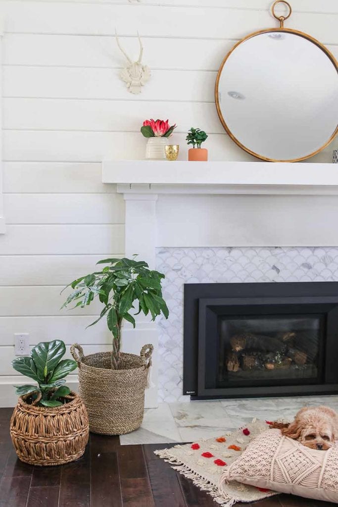 Boho Glam Spring Living Room