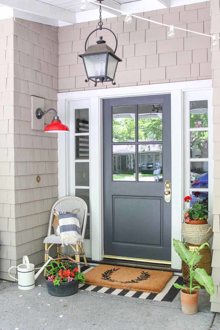 My Summer Front Porch Tour & A Rosé Cocktail Recipe