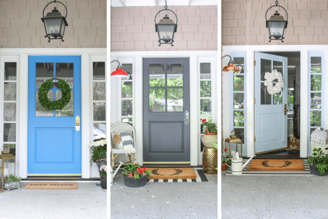 How To Paint Your Front Door in One Afternoon - an easy guide
