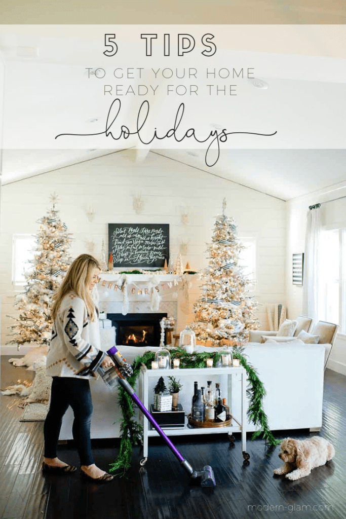 5 Tips To Get Your Home Ready for the Holidays with eBay - Modern Glam