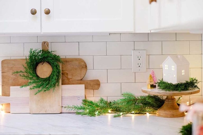 Our Modern Farmhouse Christmas Home Tour - Modern Glam