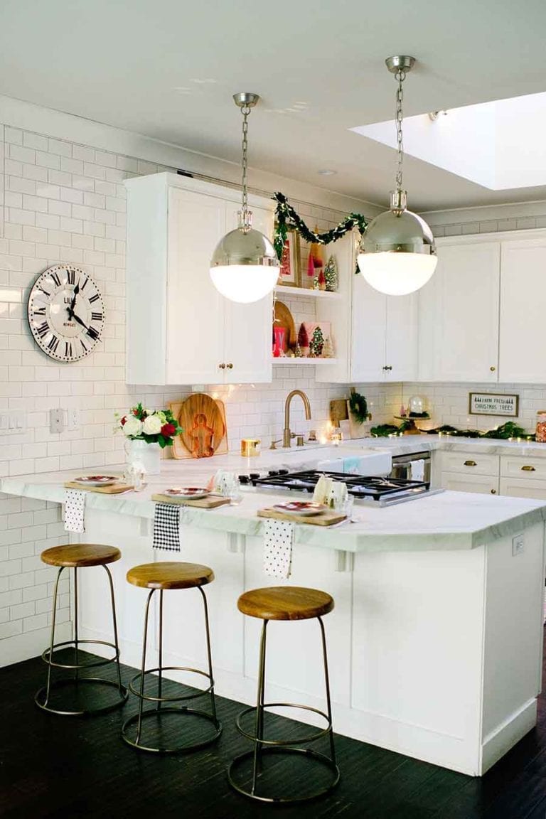 Our Modern Farmhouse Christmas Home Tour - Modern Glam