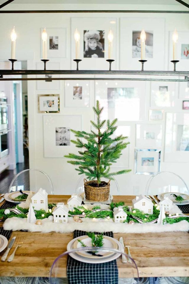 Modern Farmhouse Christmas Table - Tips for Creating a Holiday Table