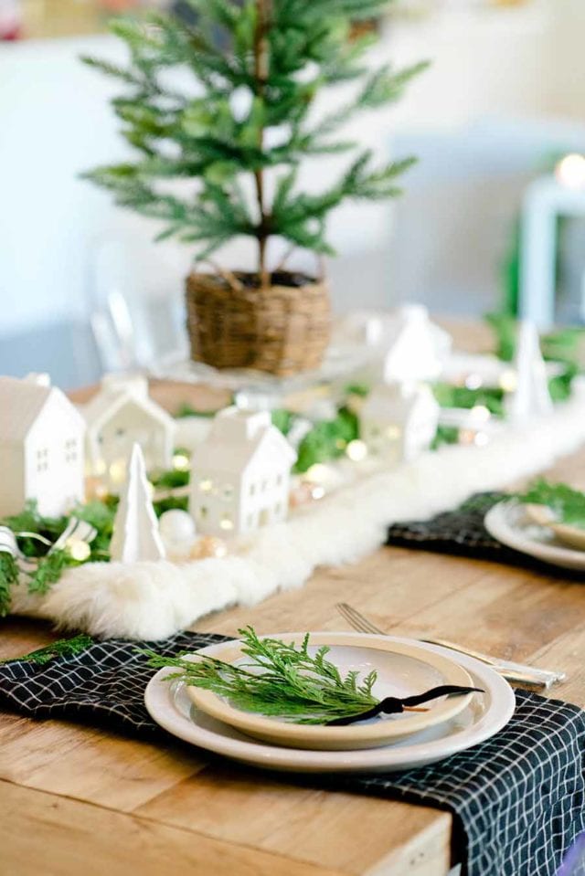 Modern Farmhouse Christmas Table - Tips for Creating a Holiday Table