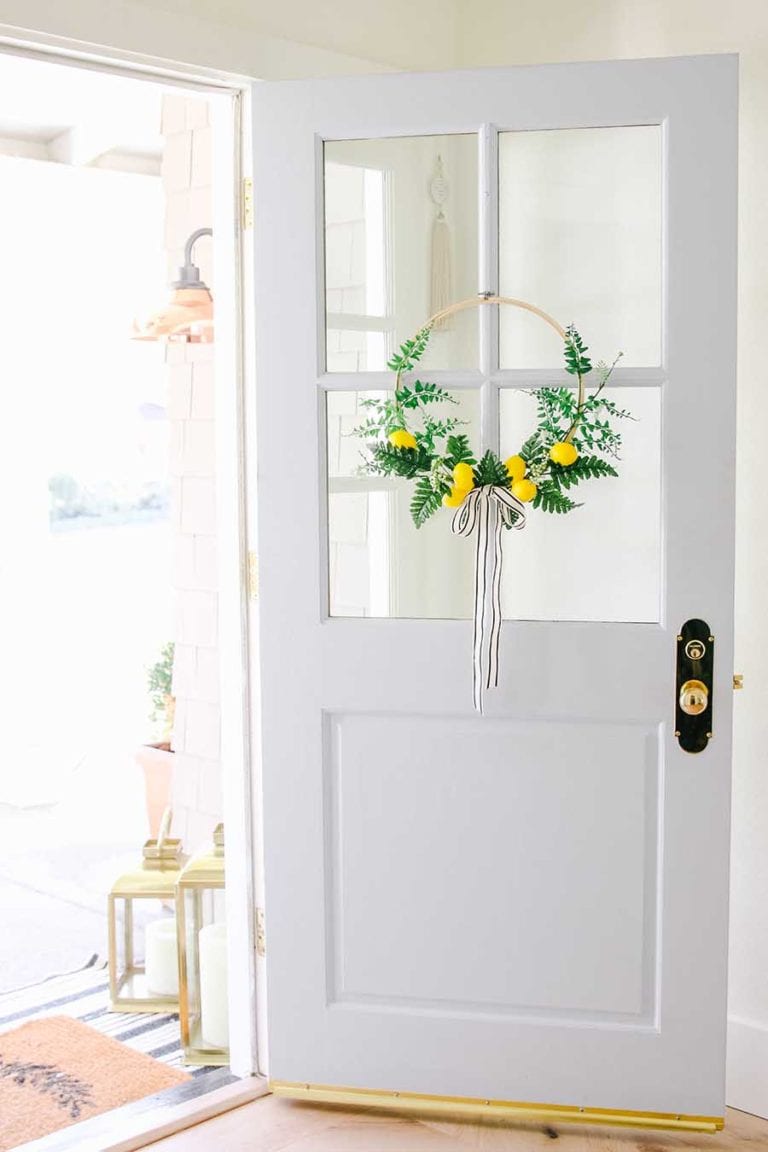 My Simple but Stylish Front Porch for Spring - Modern Glam