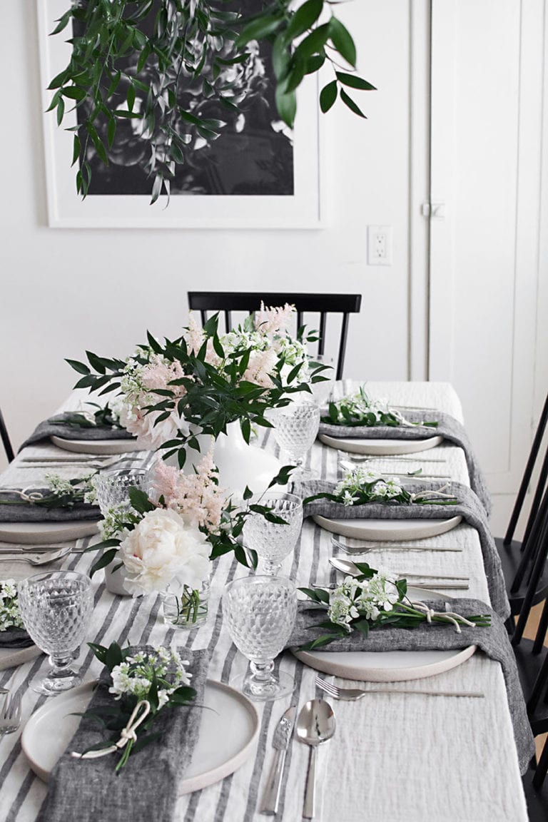10 Beautiful Spring Table Setting Ideas - Modern Glam