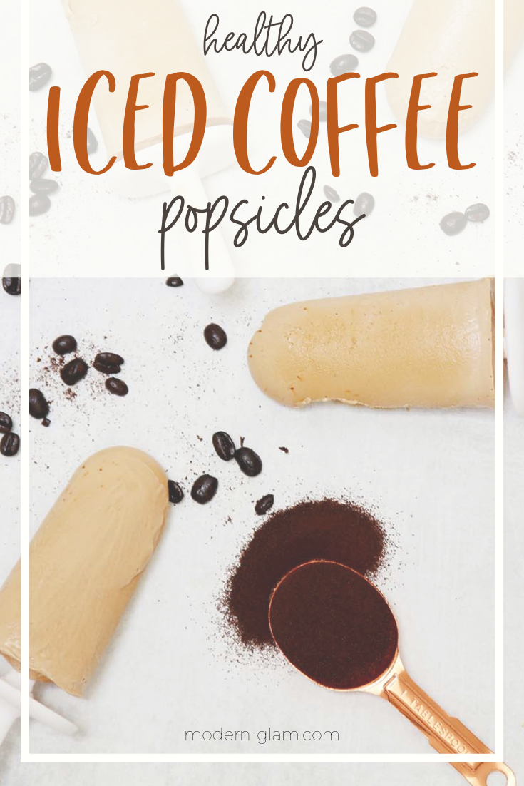 Creamy Iced Coffee Popsicles - Healthy, Paleo, Vegan Recipe
