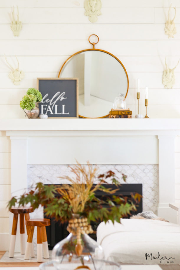Modern Farmhouse Fall Decorating Ideas - Modern Glam