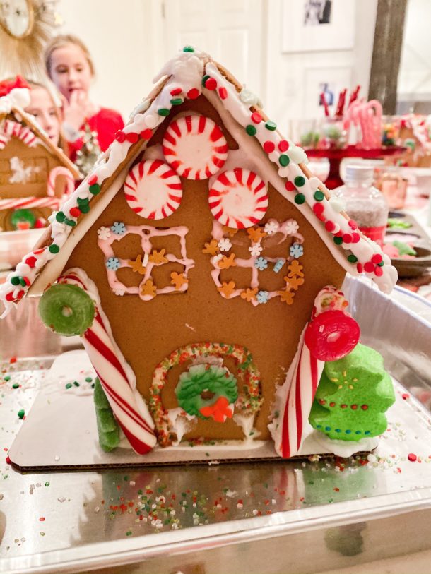 Gingerbread House Decorating Party for Kids - Modern Glam