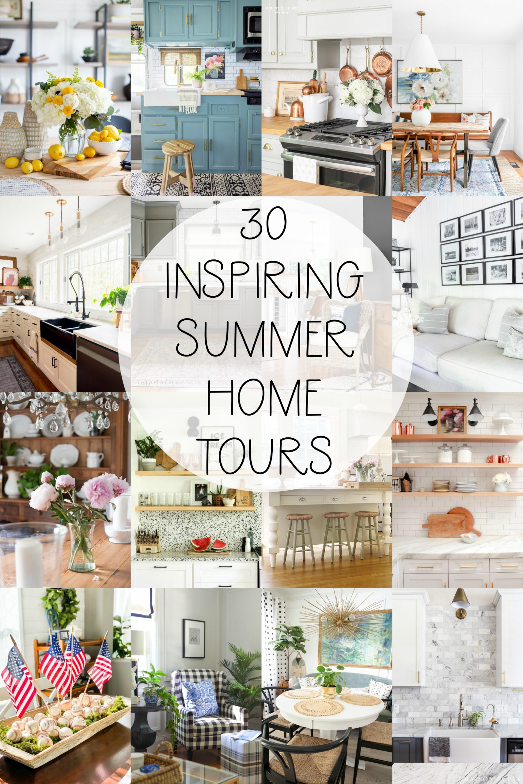 Simple Summer Decorating Ideas for the Kitchen - Modern Glam