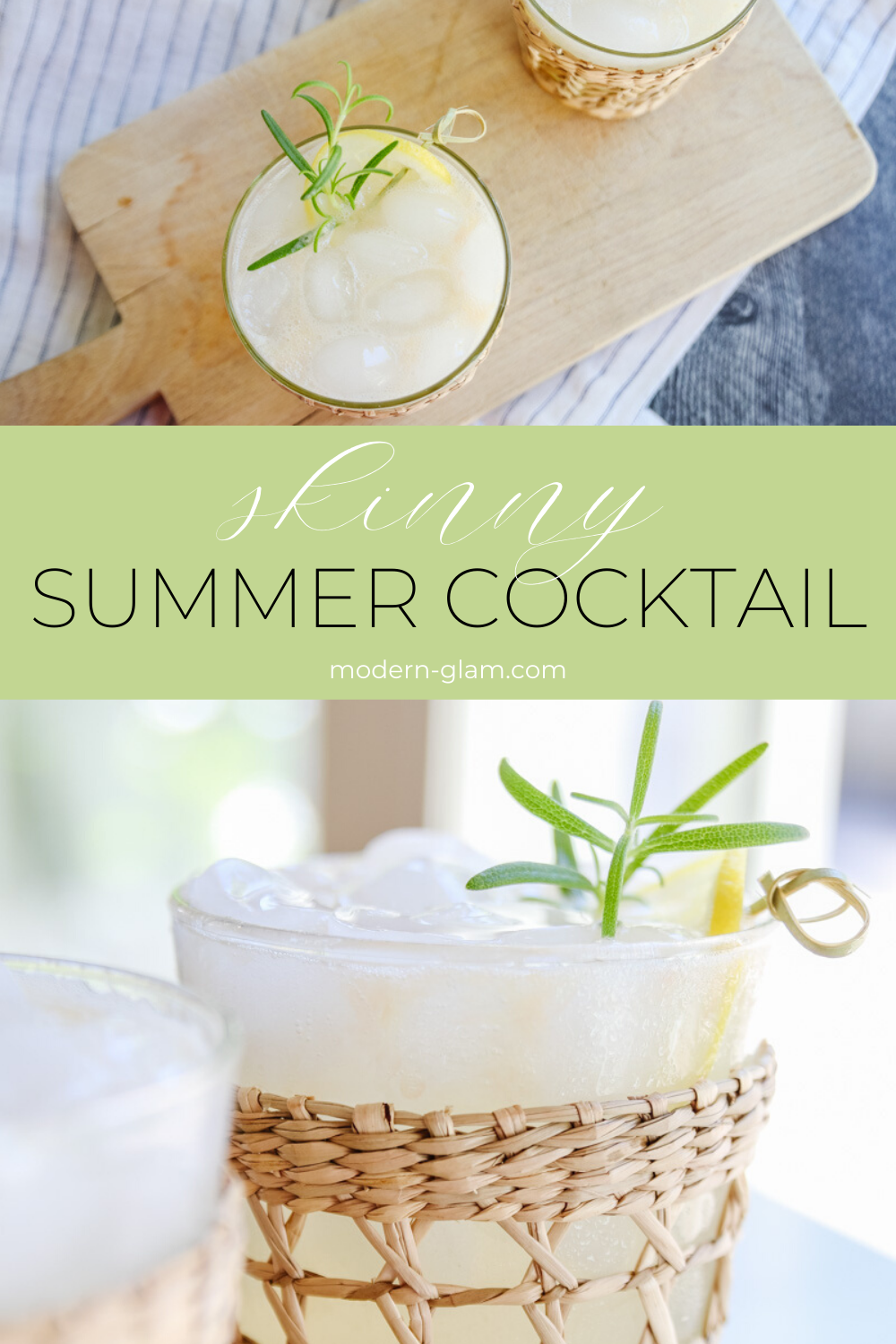 Easy Summer Cocktail Recipe - Modern Glam - Recipes