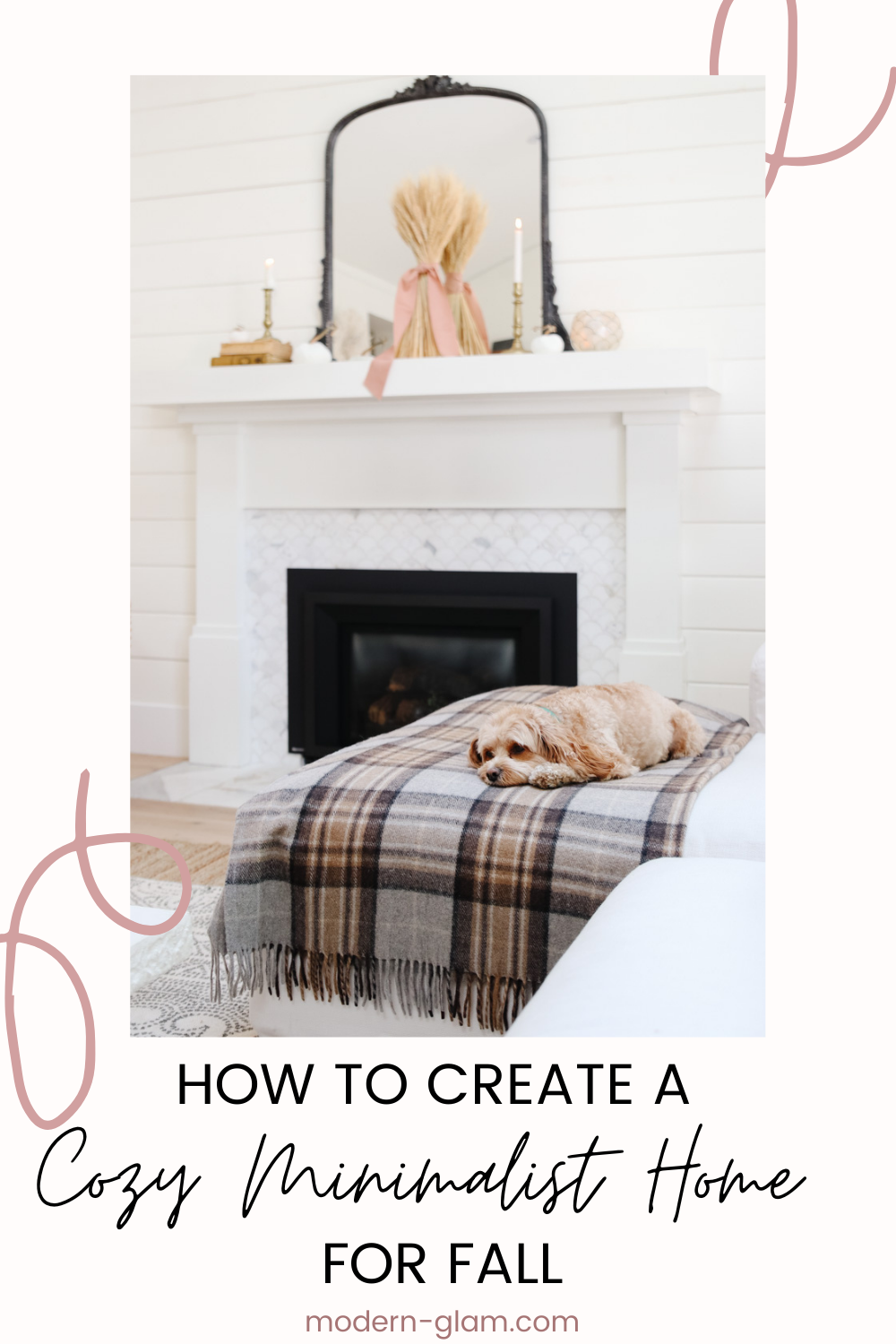 My Cozy Minimalist Fall Home Tour - Modern Glam - Interiors