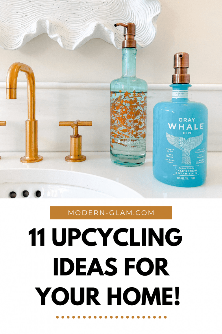 11 Creative and Unique Upcycling Ideas For Your Home - Modern Glam