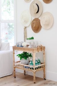 3 Ways To Style A Bar Cart Without Alcohol - Modern Glam
