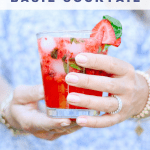 Muddled Strawberry Basil Cocktail with Vodka - Modern Glam - Recipes