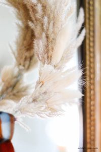 Mini Pampas Grass Wreath DIY - Modern Glam