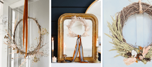 Mini Pampas Grass Wreath DIY - Modern Glam