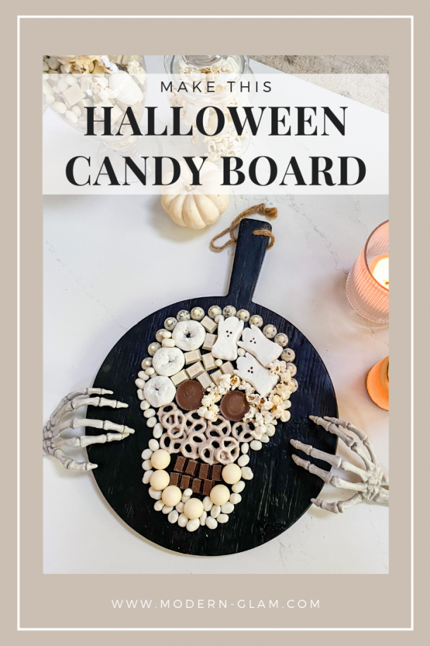Easy Halloween Candy Board - Modern Glam - Holidays
