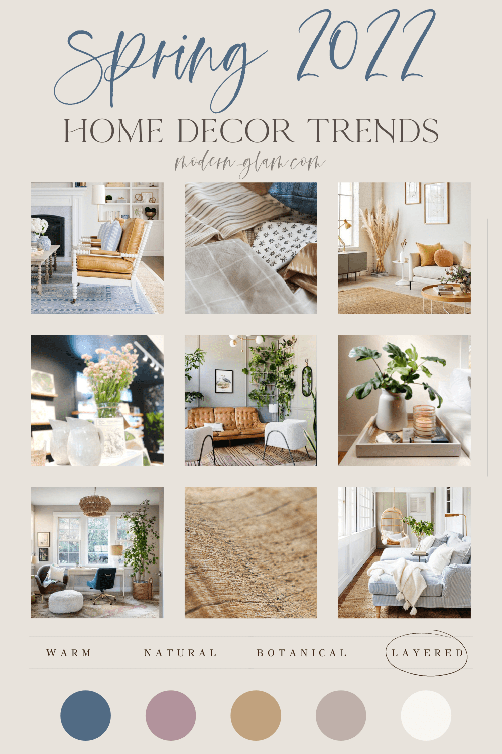 Spring Home Decor Trends for 2022 and What I Love - Modern Glam