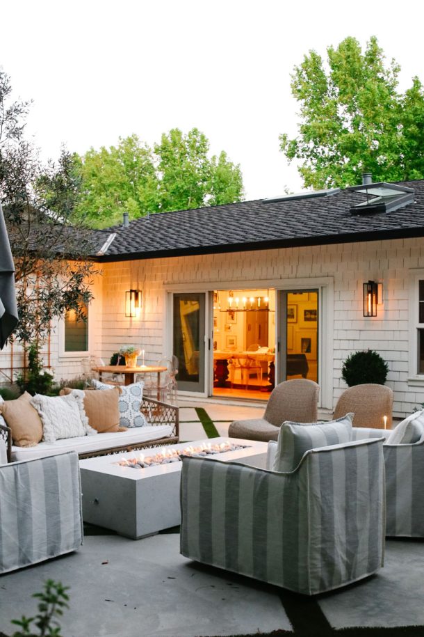 Our Backyard Patio Makeover and Tour - Modern Glam