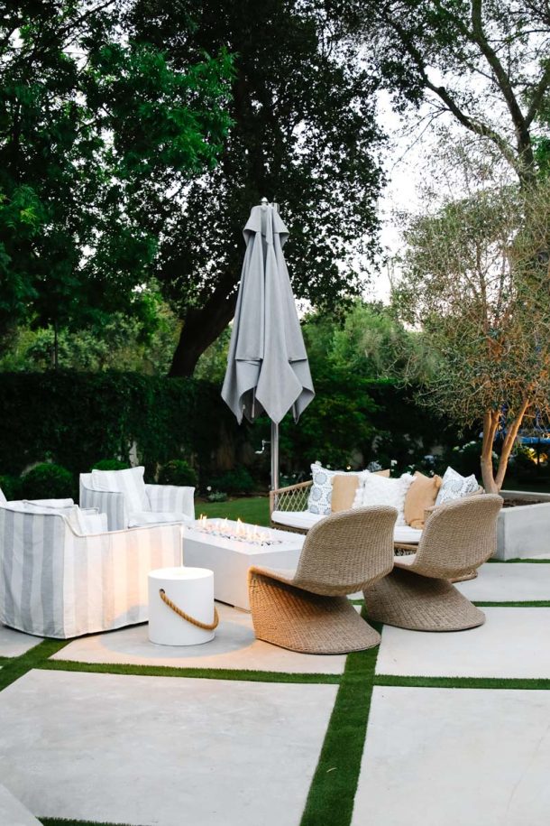 Our Backyard Patio Makeover and Tour - Modern Glam