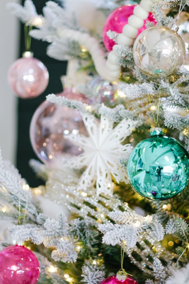 Our Colorful Snowflake Christmas Tree - Modern Glam