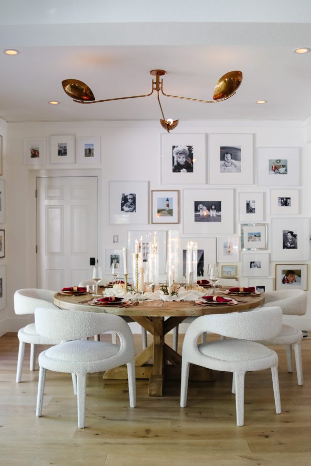 How To Decorate A Round Table For Thanksgiving - Modern Glam